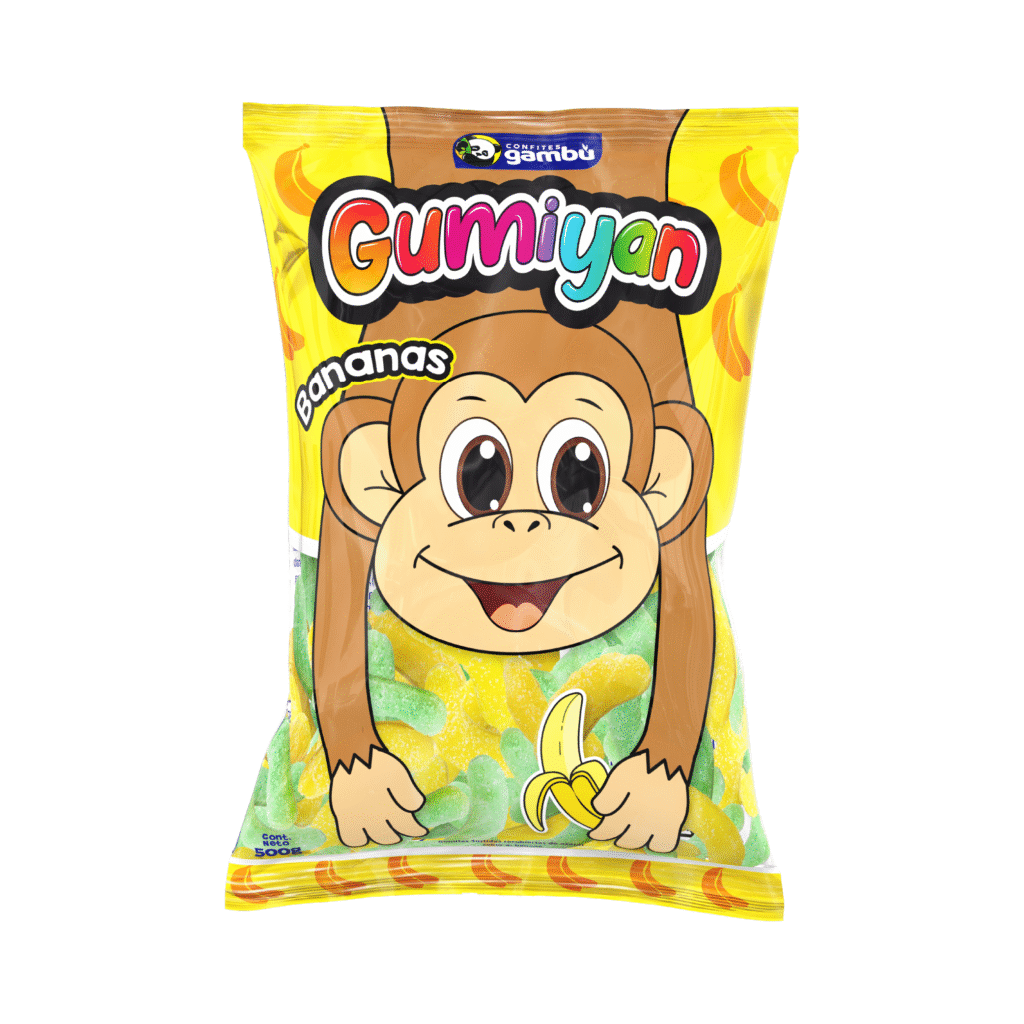 Gumiyan Bananas (500 g) – Dulces Goxua